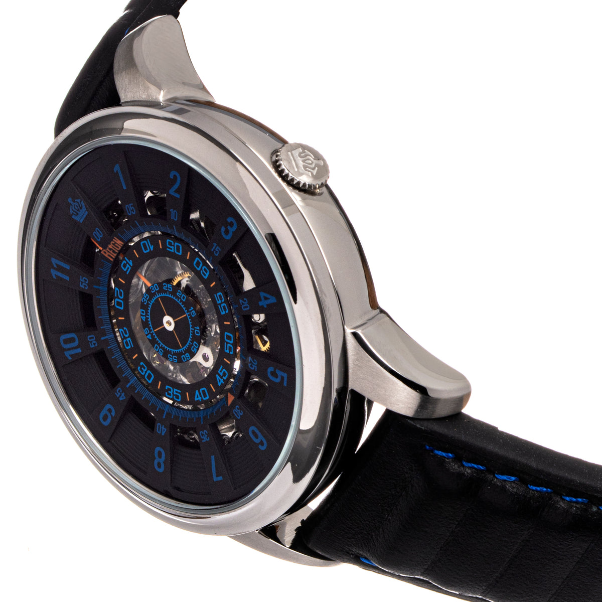 Reign Monterey Men's Watch Black Band Silver Case REIRN6402 – Ideal ...
